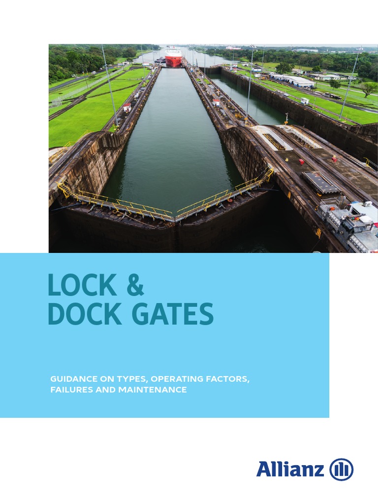 Lock & Dock Gates Maintenance Guide | PDF | Elevator | Mechanical ...