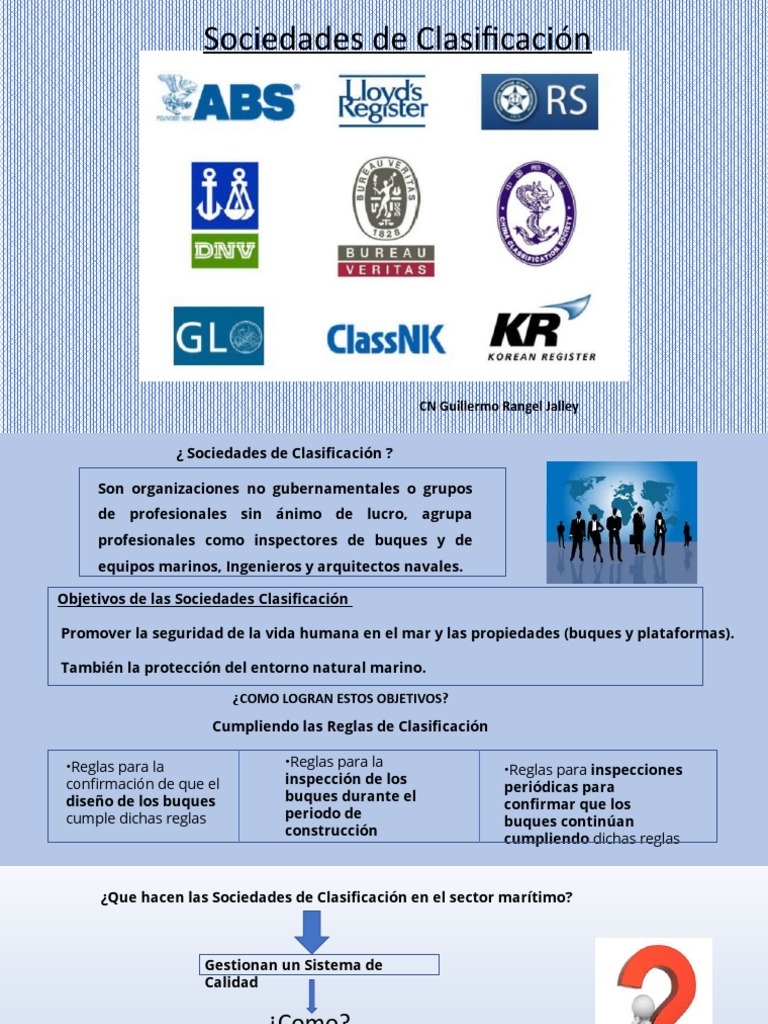 Sociedades de Clasificación | PDF
