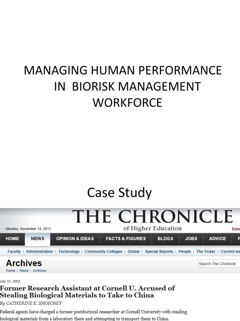 Human Performance in Biorisk Management | PDF | Competence (Human Resources) | Extraversion And ...