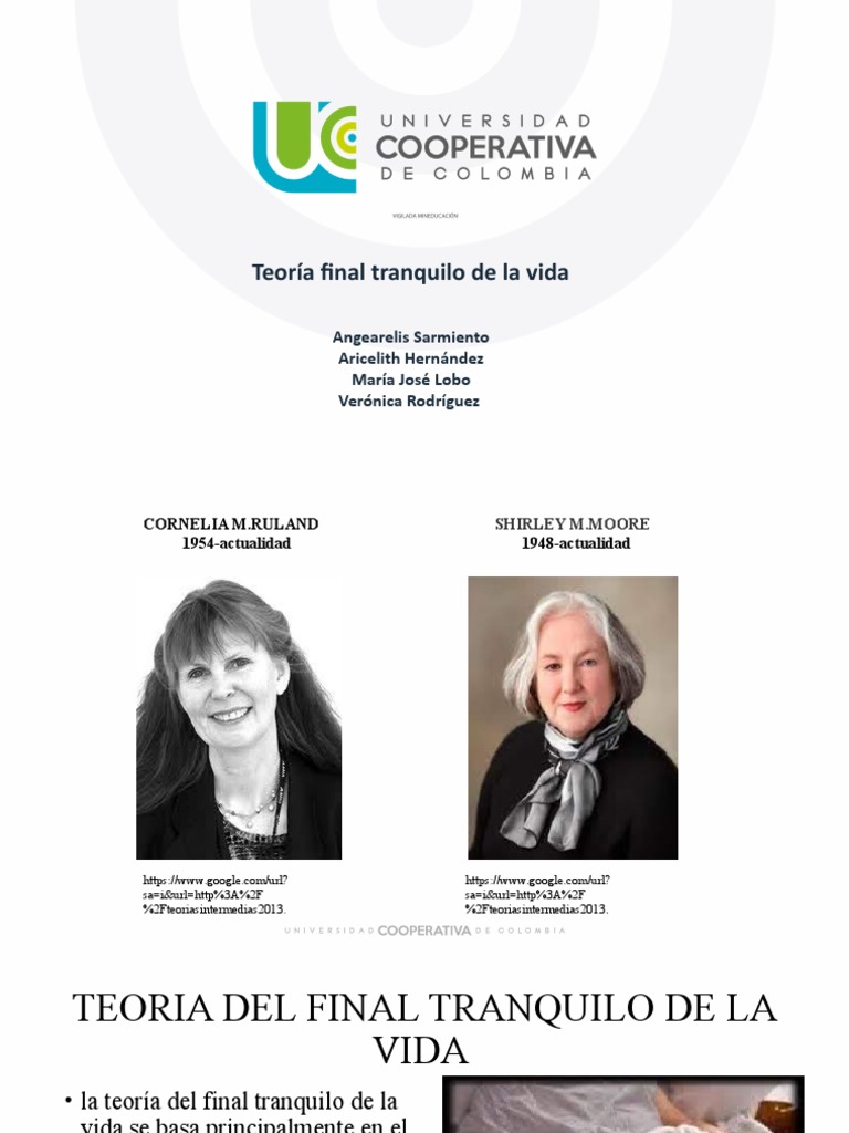 Teoría del Final Tranquilo de la Vida | PDF | Enfermería | Paciente