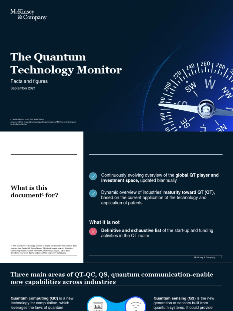 The Quantum Technology Monitor: Facts and Figures | PDF | Venture ...