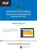 Panduan Penggunaan Aplikasi RDM | PDF
