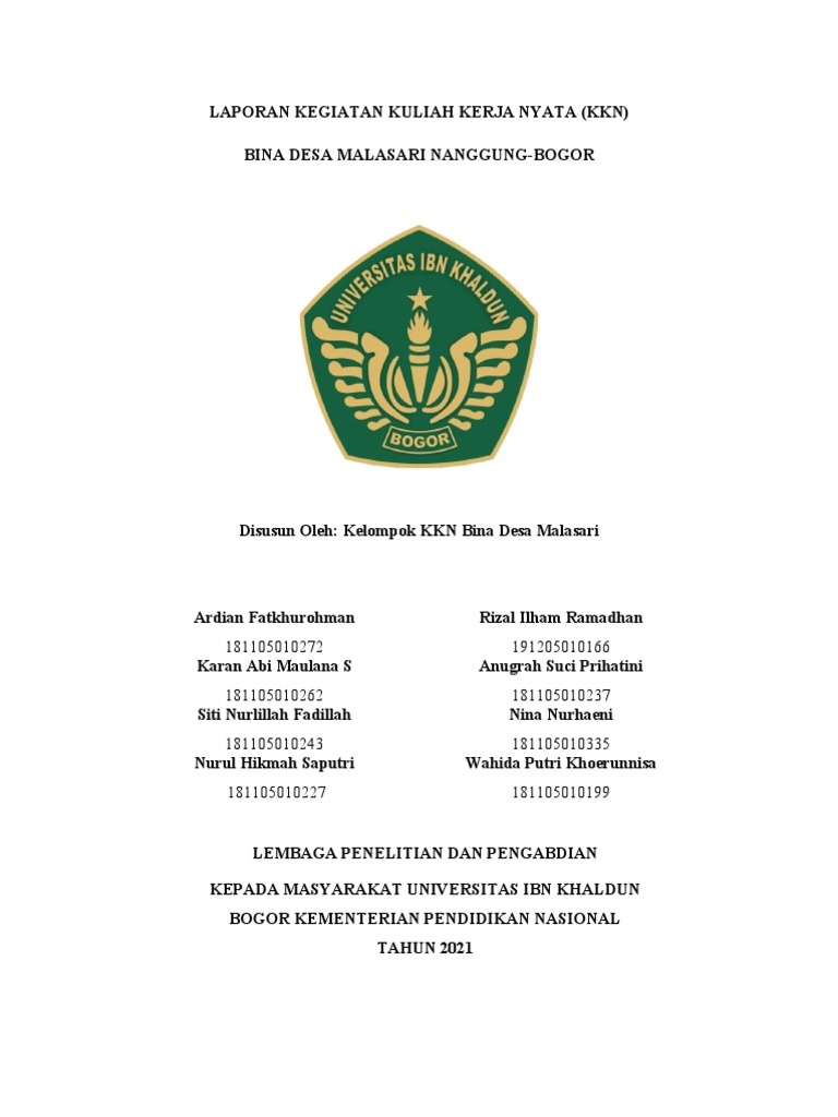 Laporan KKN PAI | PDF | Karier & Perkembangan