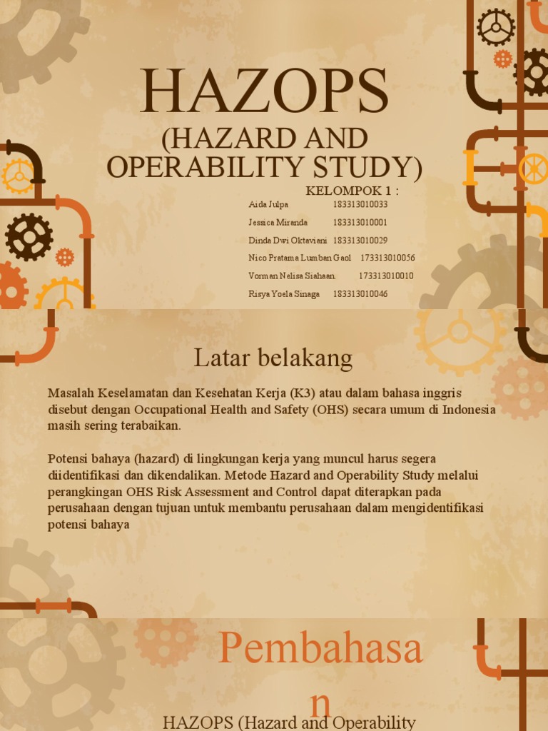HAZOPS untuk Keselamatan Kerja | PDF