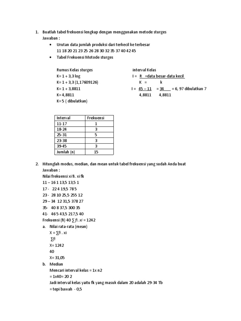 Diskusi 1 Statistik | PDF