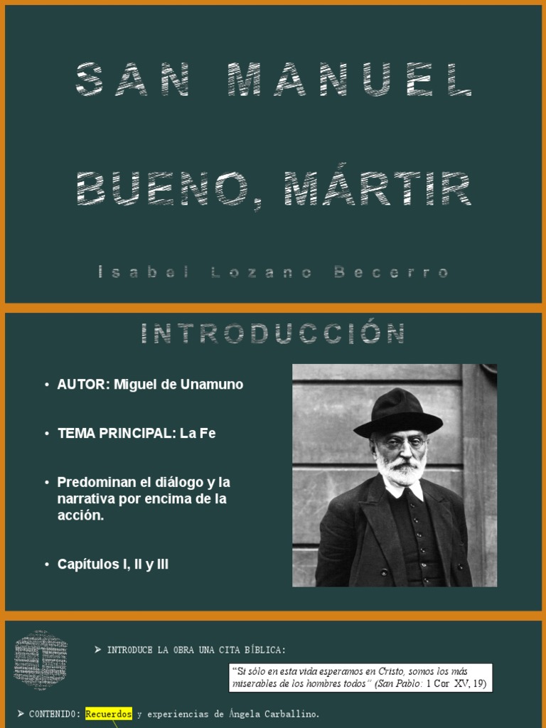 San Manuel Bueno, Mártir | PDF