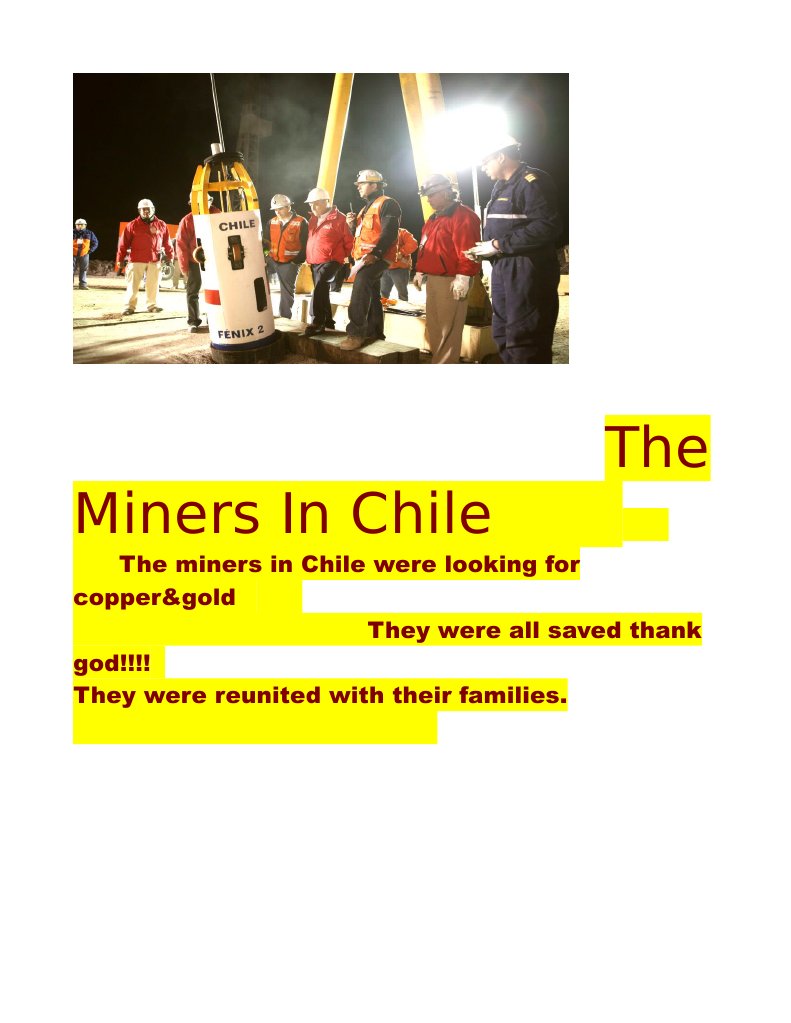 Miners in Chile | PDF