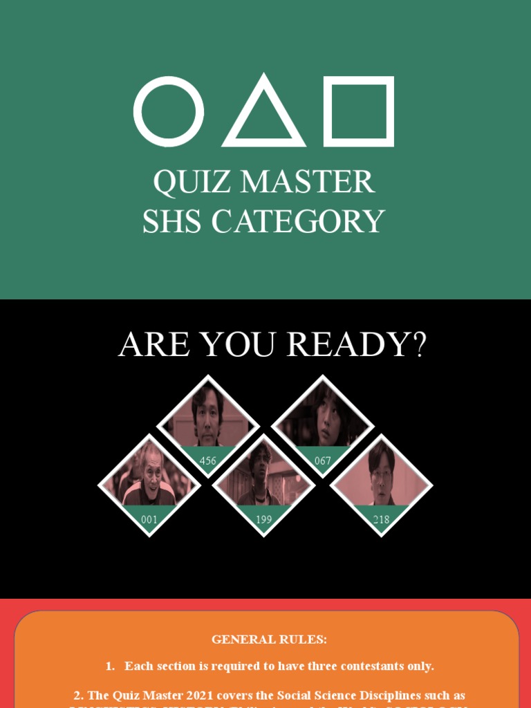 Shs Quiz Master | PDF | Philippines