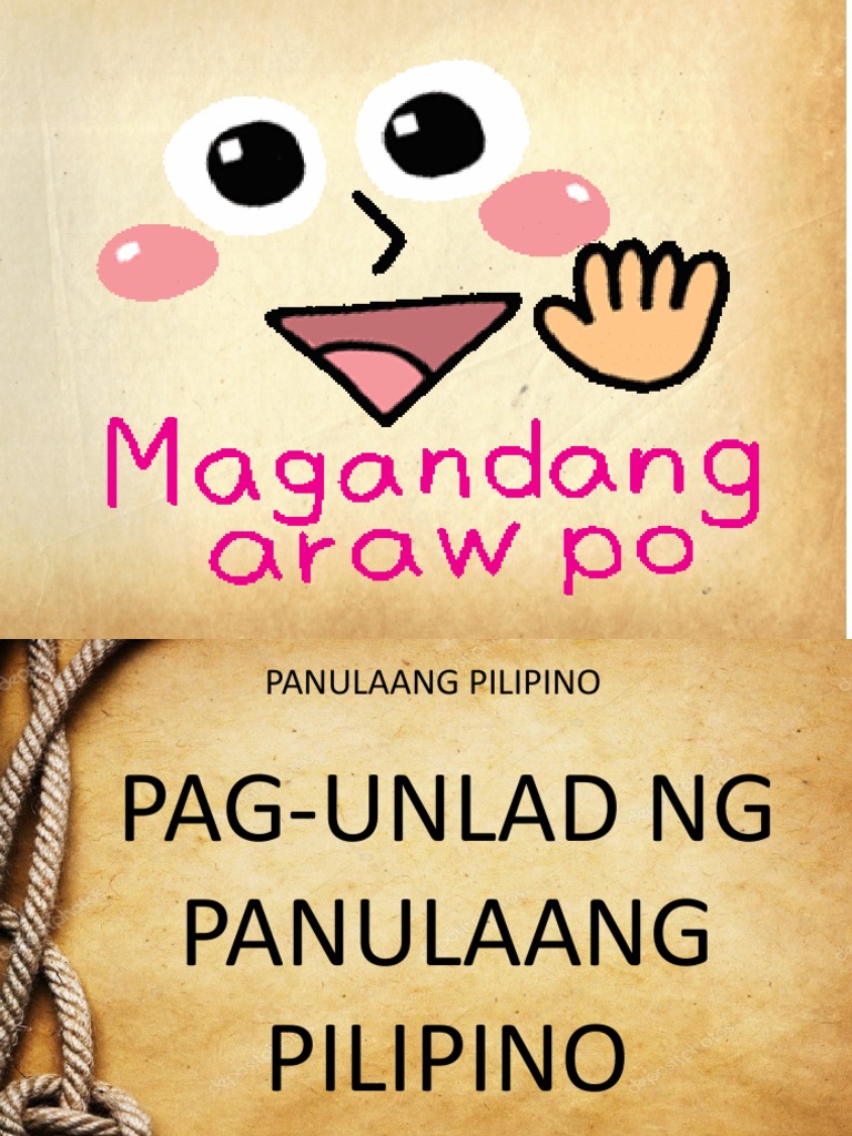 Pag-Unlad NG Panulaan | PDF