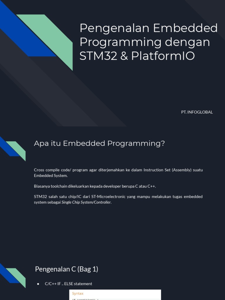 Pengenalan STM32 & PlatformIO | PDF | Game & Aktivitas | Komputer