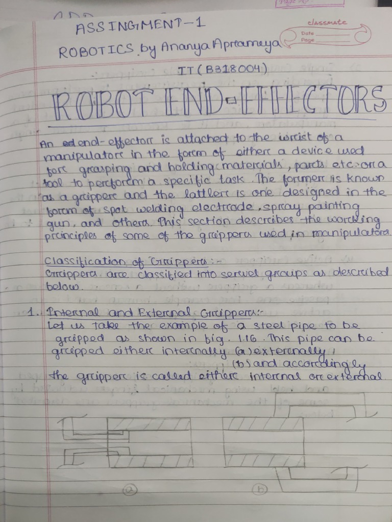 Robotics Assignment 1 B318004 Pdf
