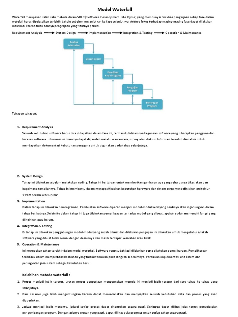 Macam-Macam Model Pengembangan Sistem | PDF