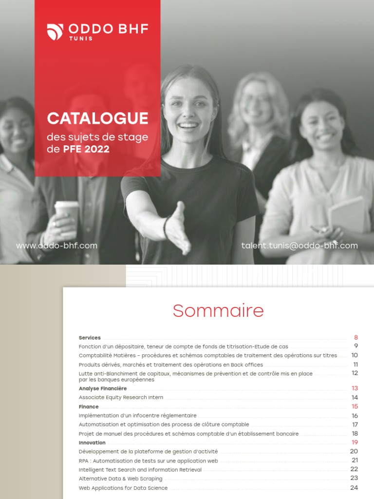 Oddo BHF Tunis | PDF | Application | Informatique