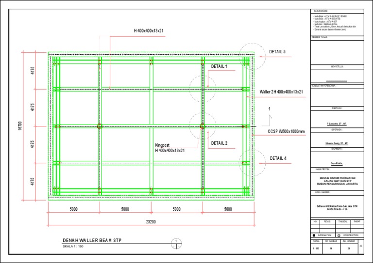 SD - DETAIL STRUTTING STP-Layout STP - 4.50 | PDF