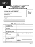 Application Form DOST-SEI Foreign Scholarships in Priority S&T Fields | PDF