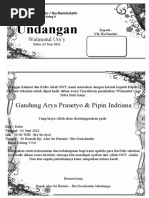 Undangan Tahlilan Pernikahan | PDF | Agama & Spiritualitas