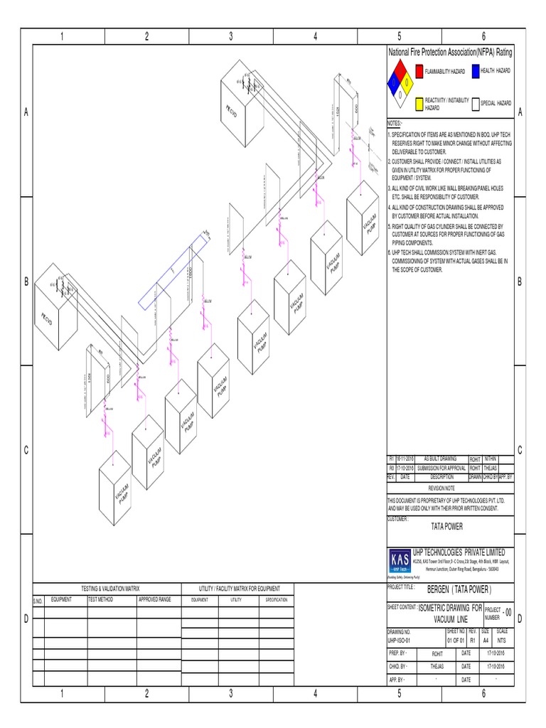 As Built Isometric Drawing | PDF | Materials | Gases