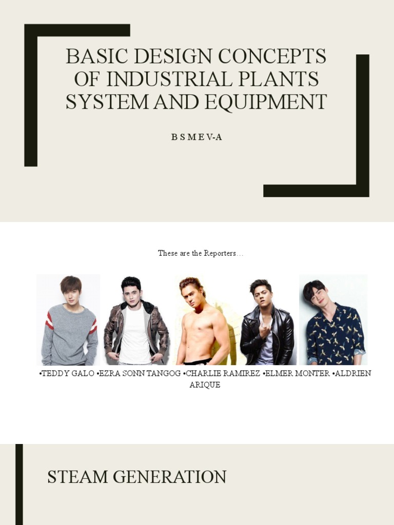 Basic Design Concepts of Industrial Plants System and Equipment | PDF ...