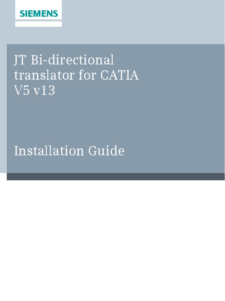 JT Catiav5 Install Guide | PDF | Command Line Interface | Graphical ...