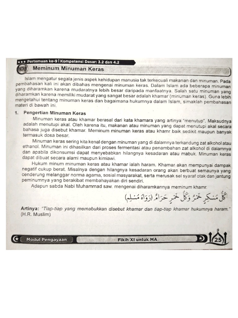 Bab 2 - Meminum Munuman Keras, Mencuri, Merampok, Menyamun, Dan ...