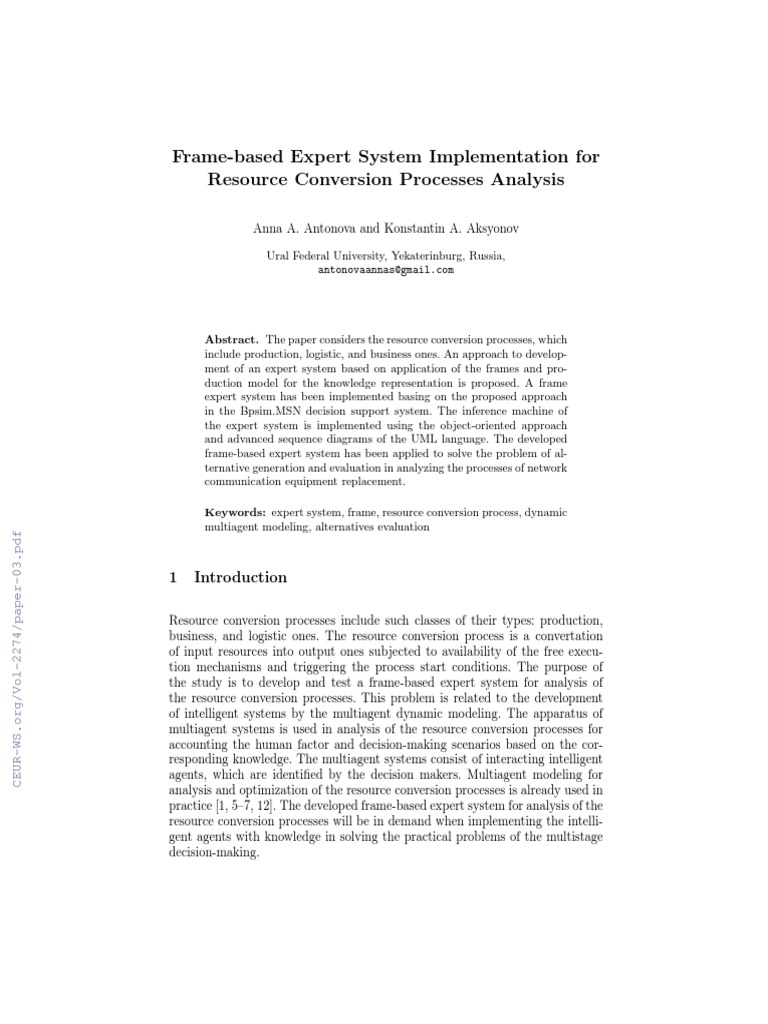 Frame Expert Systems 1111 | PDF | Conceptual Model | Subroutine
