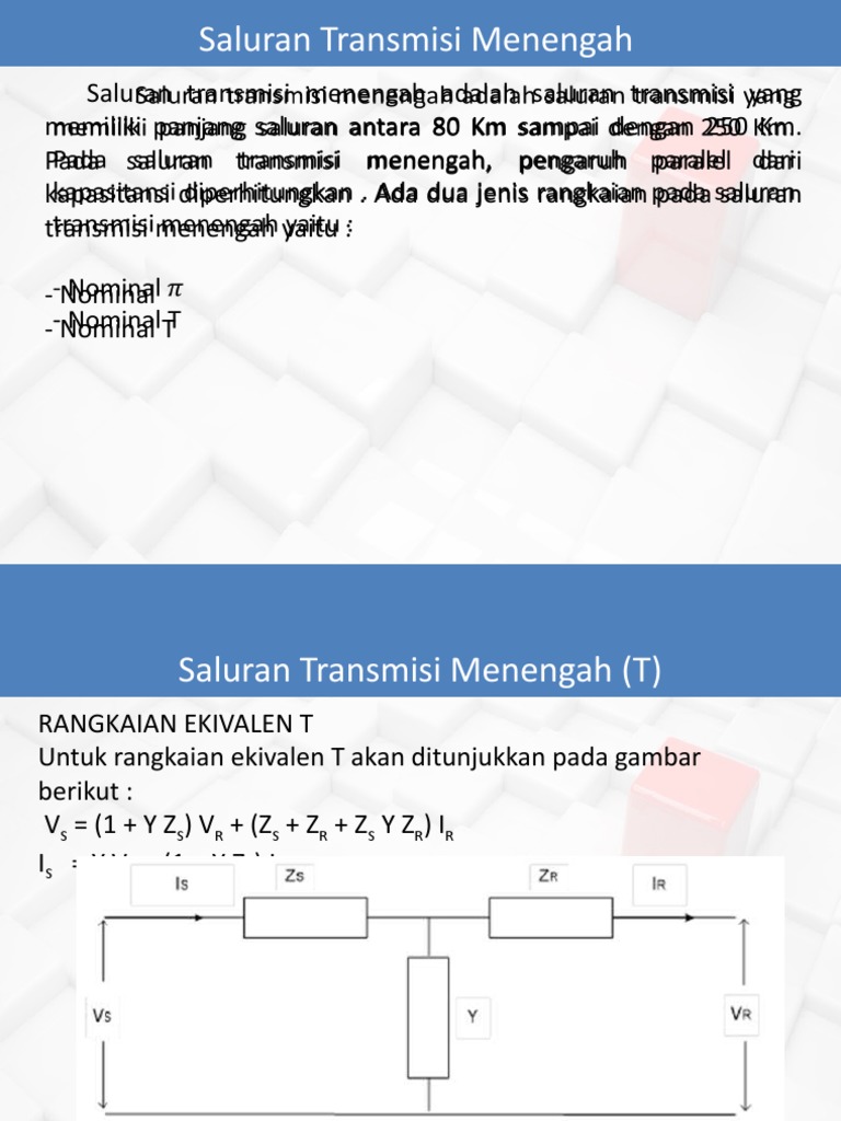 Saluran Transmisi Menengah | PDF