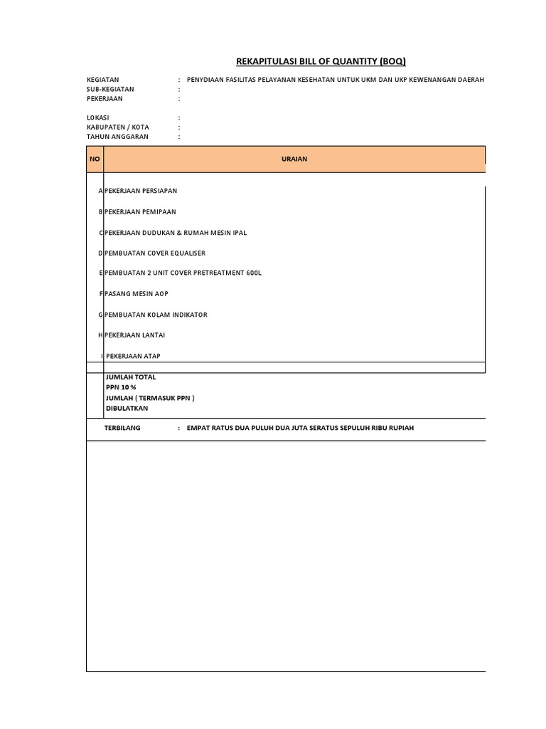 Rab Dan Analisa Ipal | PDF