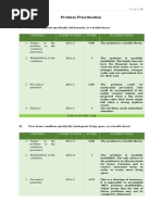 Family Nursing Problem Prioritization | PDF | Resource | Preventive ...