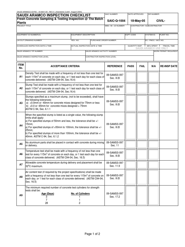 Saic Q 1004 | PDF | Concrete | Composite Material