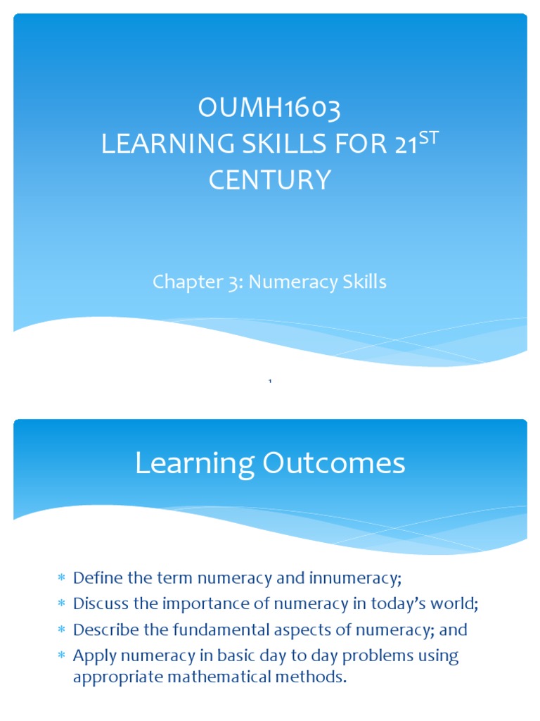 Essential Numeracy Skills for Life | PDF | Reason | Numbers