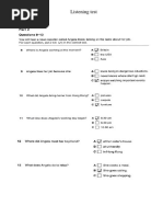 Listening Comprehension Exercises | PDF