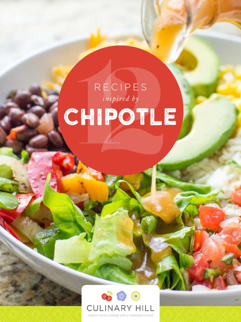 12 Chipotle Copycat Recipes | PDF | Chili Pepper | Teaspoon