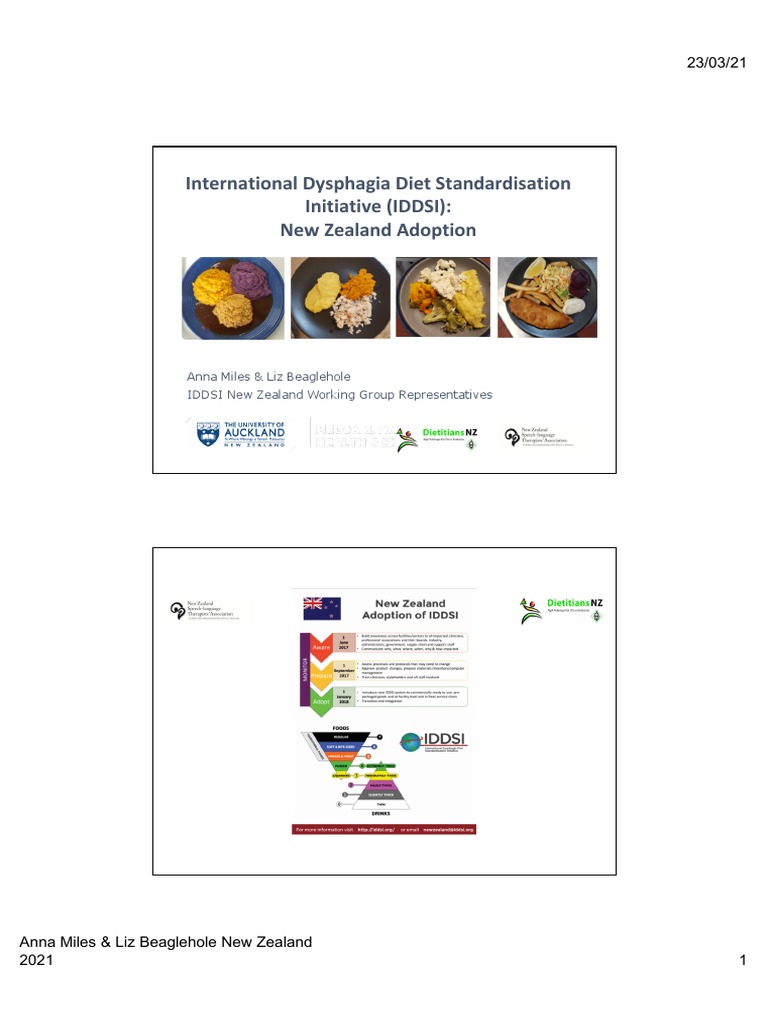 International Dysphagia Diet Standardisation Initiative (IDDSI) : New ...