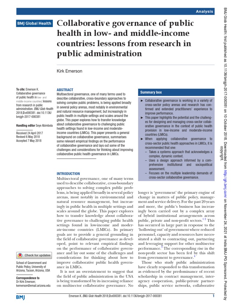 Collective Governance | PDF | Governance | Leadership