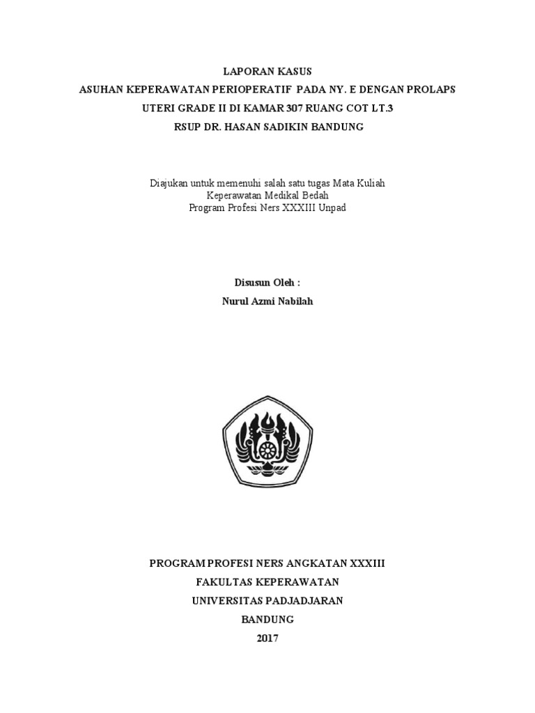 Laporan Resume Ruang OK | PDF