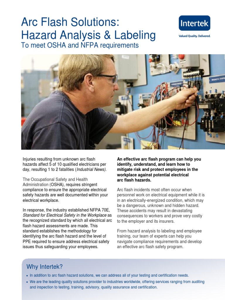Arc Flash Solutions: Hazard Analysis & Labeling: To Meet OSHA and NFPA ...