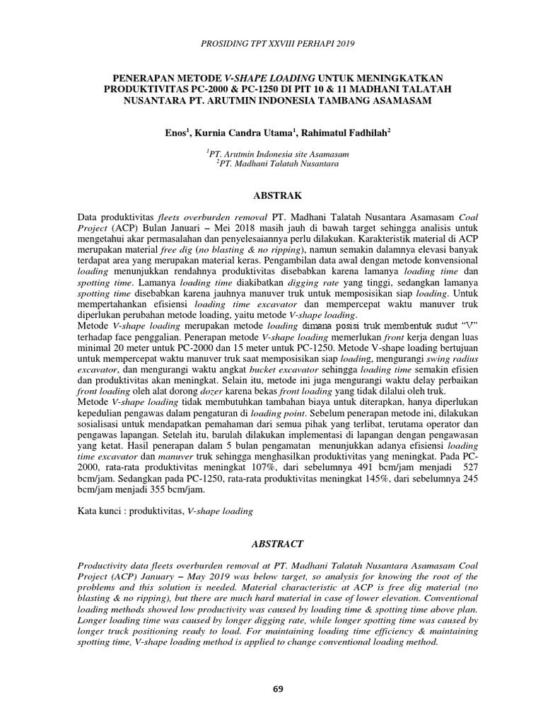 Penerapan Metode V-Shape Loading Untuk Meningkatka | PDF | Bisnis ...