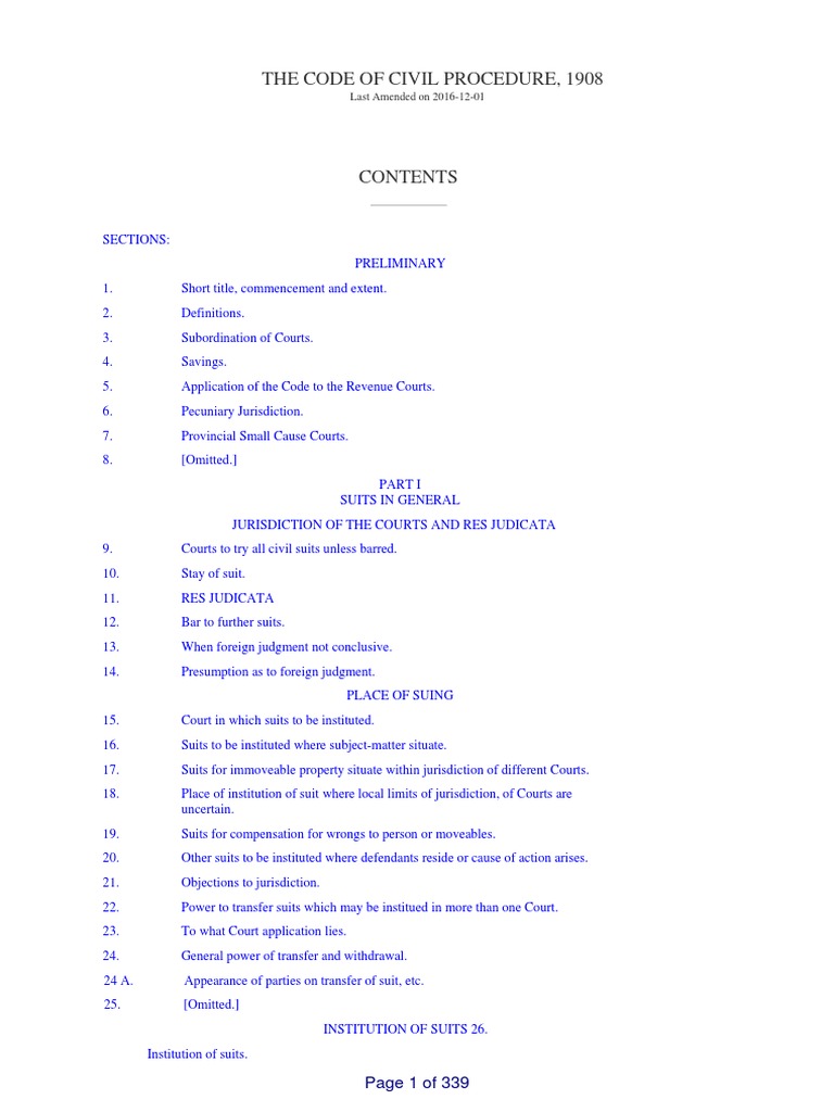 Code of Civil Procedure, 1908 | PDF | Lawsuit | Appeal
