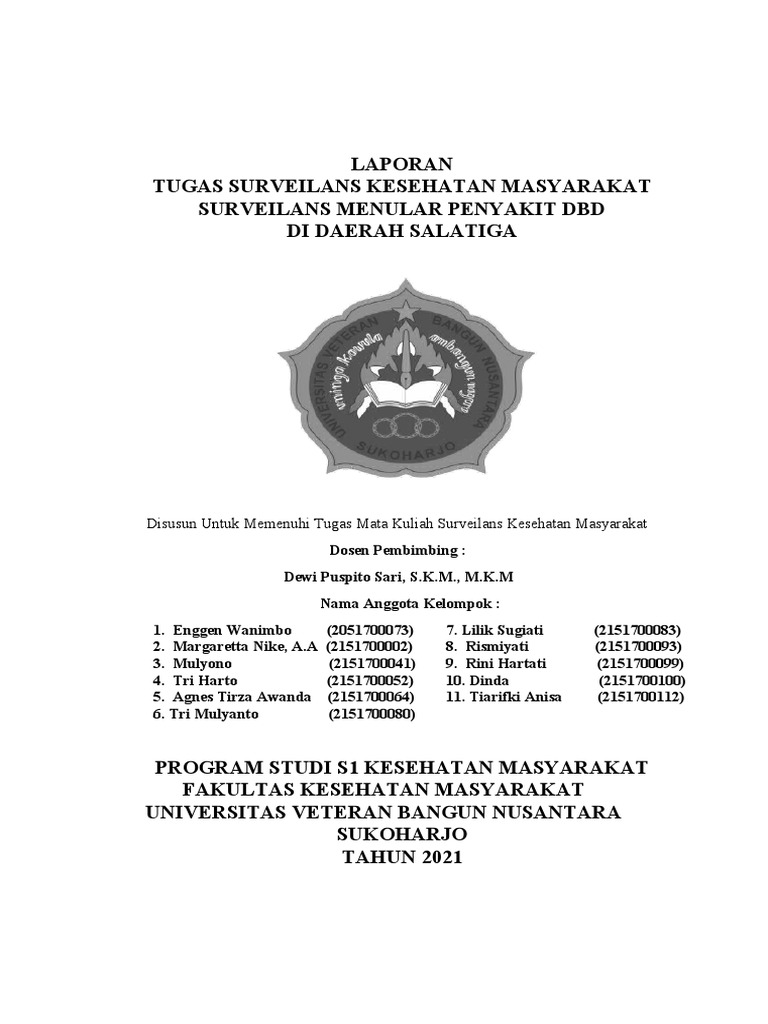 LAPORAN SURVEI Tentang DBD | PDF