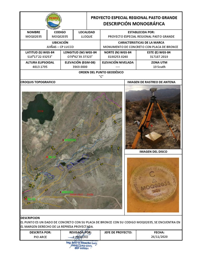 Ficha Geodesica | PDF | Tecnología