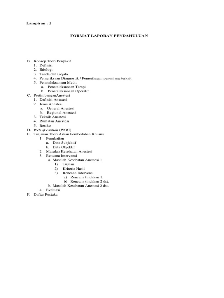 Format Askan, PK Anestesi MHS | PDF