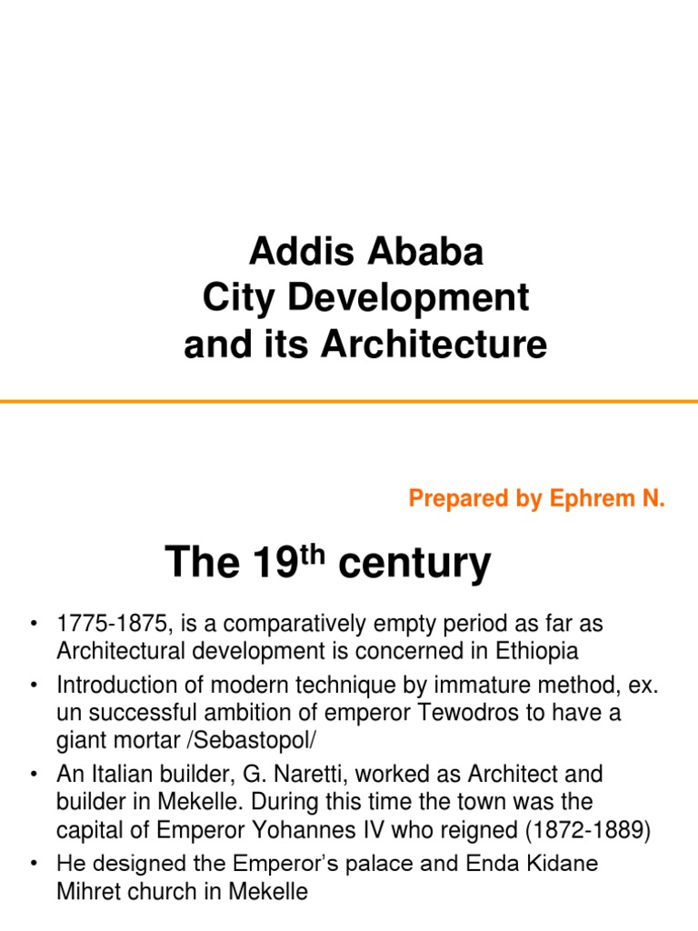 Vdocuments - MX - Addis Ababa Architecture | PDF | Economic Sectors