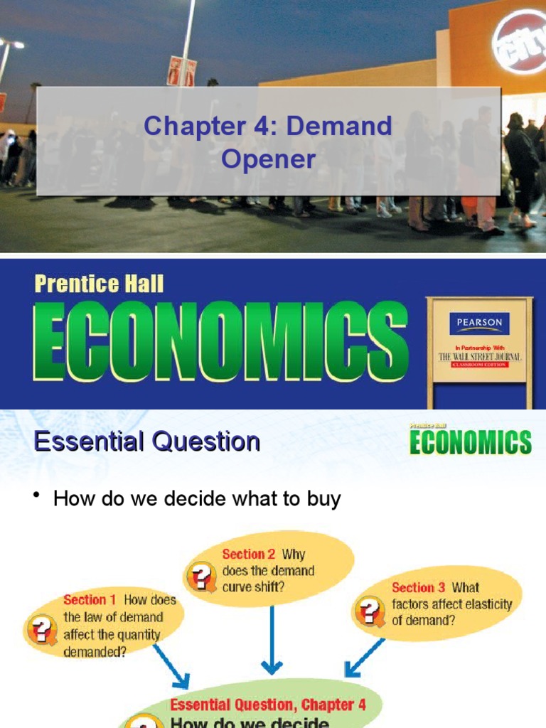 Chapter 4 Powerpoint | PDF | Demand | Elasticity (Economics)