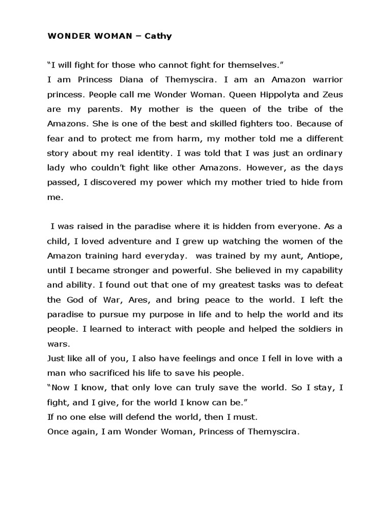 Wonder Woman | PDF | Wonder Woman