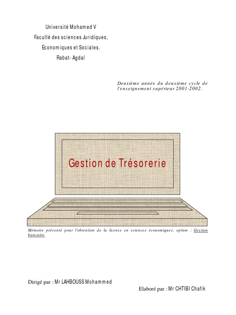 Gestion de Tresorerie | PDF | Chèque | Banques