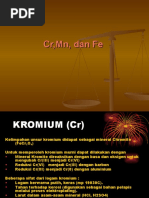 Kromium (CR) : Kandungan, Kelimpahan, Reaktivitas, Dan Kegunaan | PDF