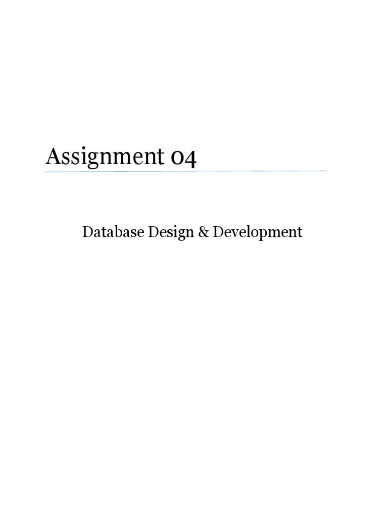 Data Base Assignment | PDF | Data | Data Management