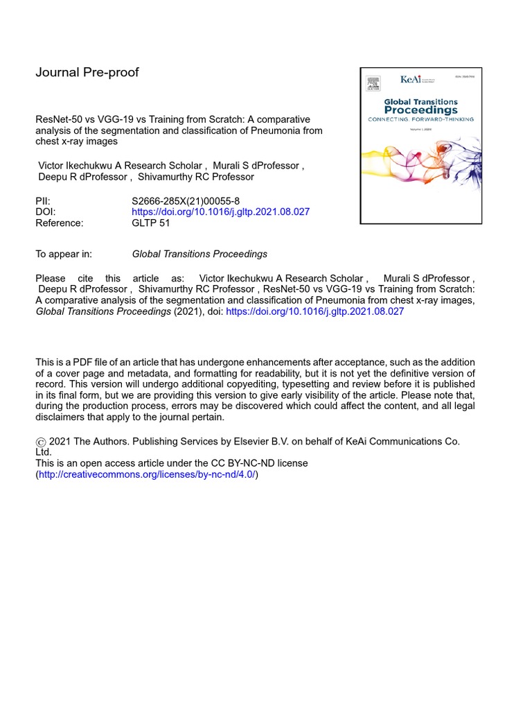 ResNet-50 Vs VGG-19 Vs Training From Scratch A Comparative Analysis of ...