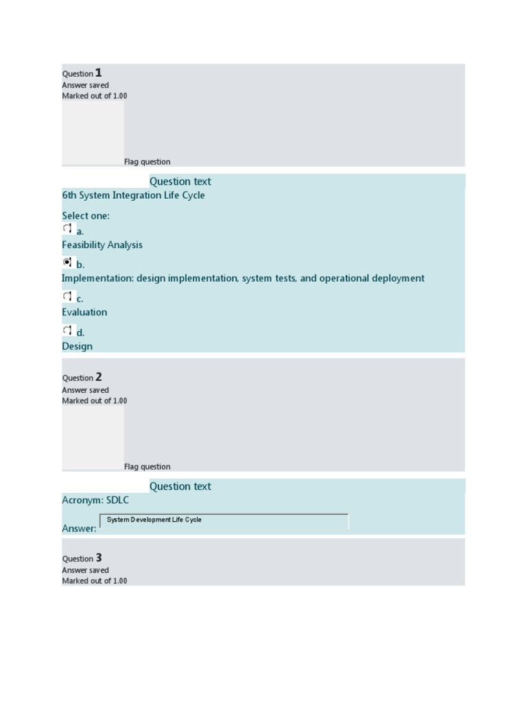 System Integ Midterm Exam | PDF | System | Conceptual Model