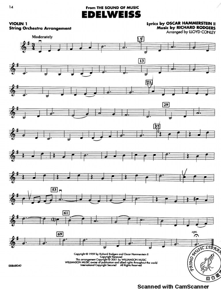 1 - Edelweiss-Violin I | PDF